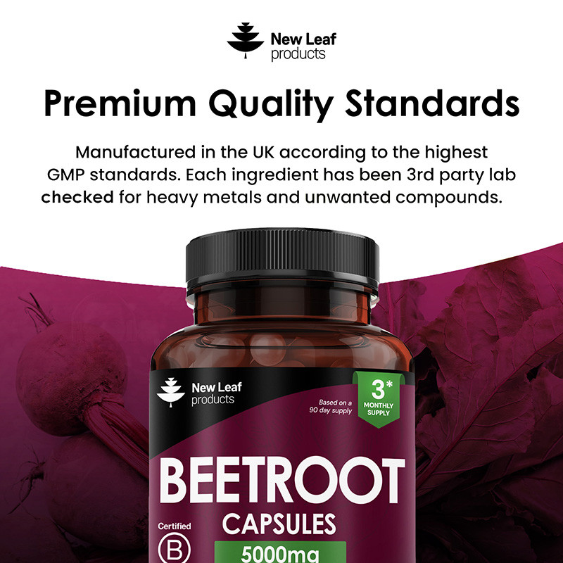 Buy New Leaf Beetroot Capsules Online | Faithful to Nature