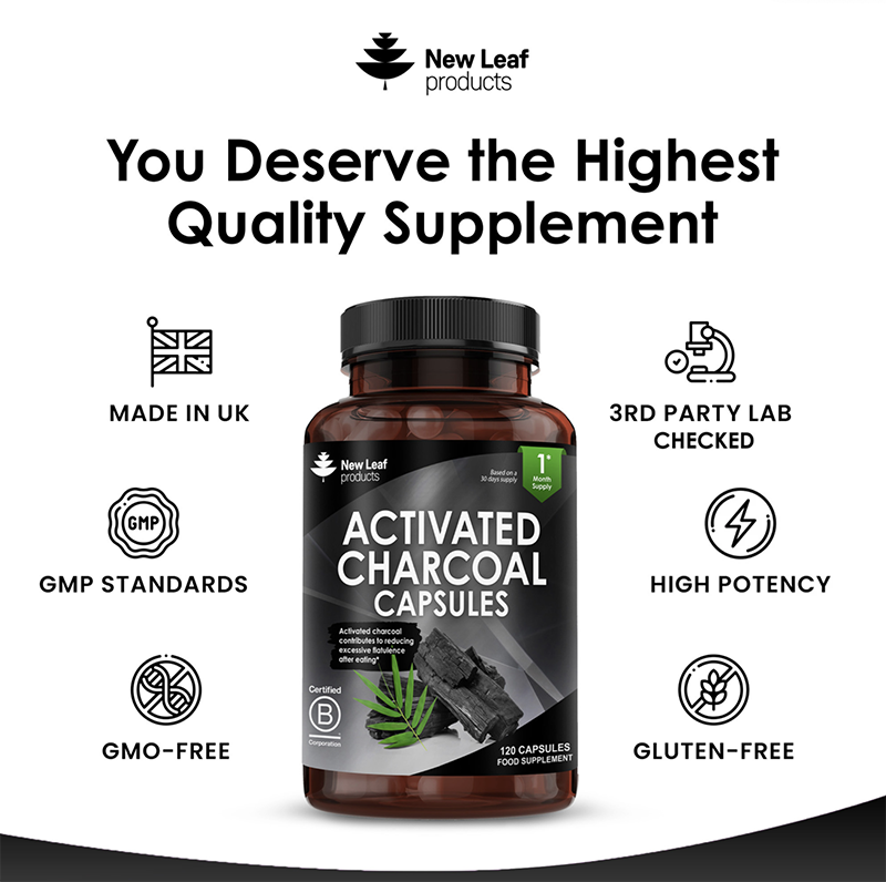 Buy New Leaf Charcoal Capsules Online | Faithful to Nature