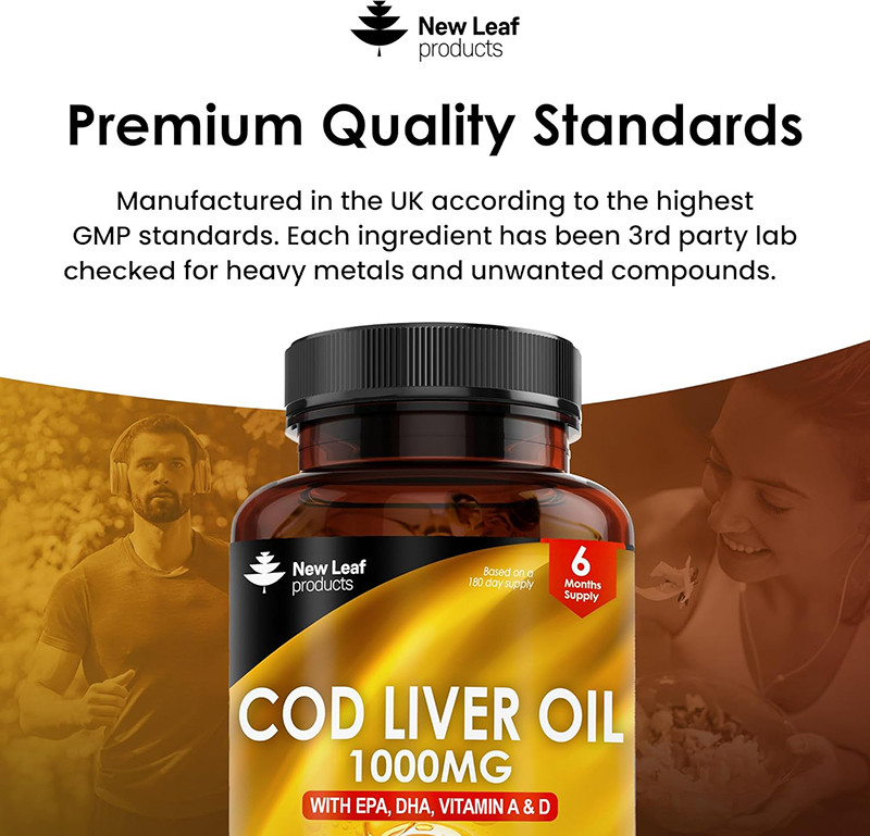 Buy New Leaf Cod Liver Oil Softgels Online | Faithful to Nature