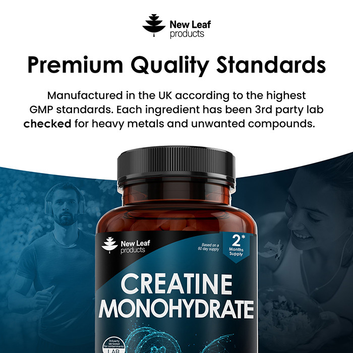 Buy New Leaf Creatine Monohydrate Tablets Online | Faithful to Nature