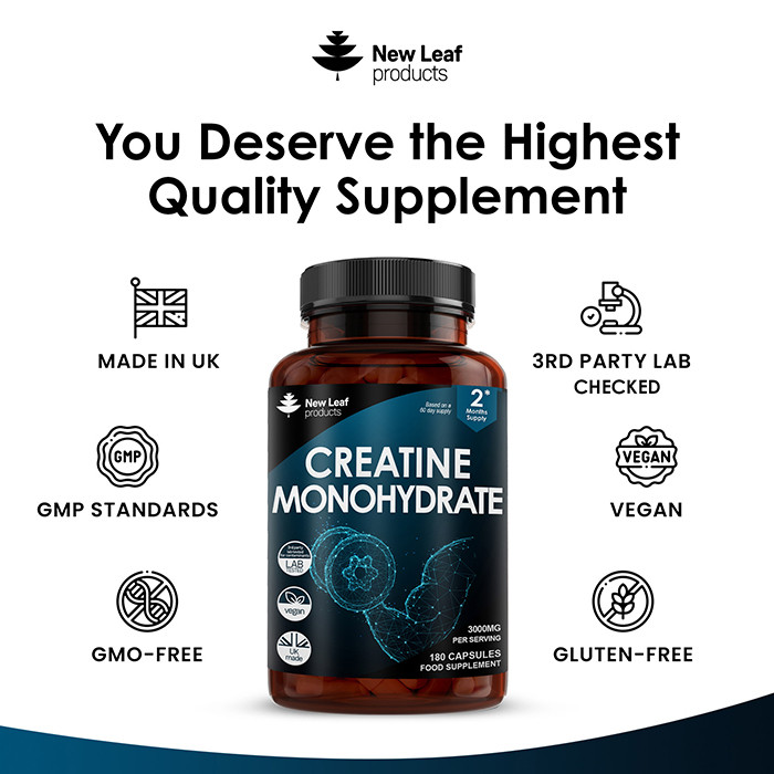 Buy New Leaf Creatine Monohydrate Tablets Online | Faithful to Nature