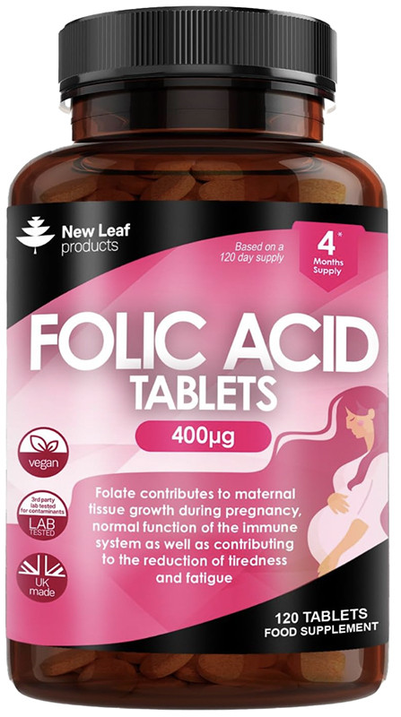Buy New Leaf Folic Acid Tablets Online | Faithful to Nature