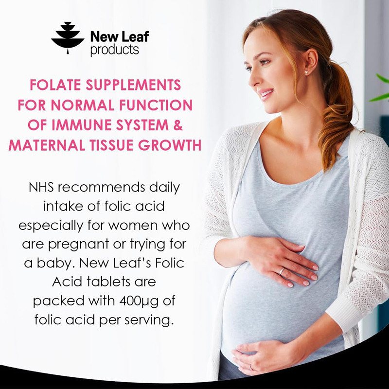 Buy New Leaf Folic Acid Tablets Online | Faithful to Nature