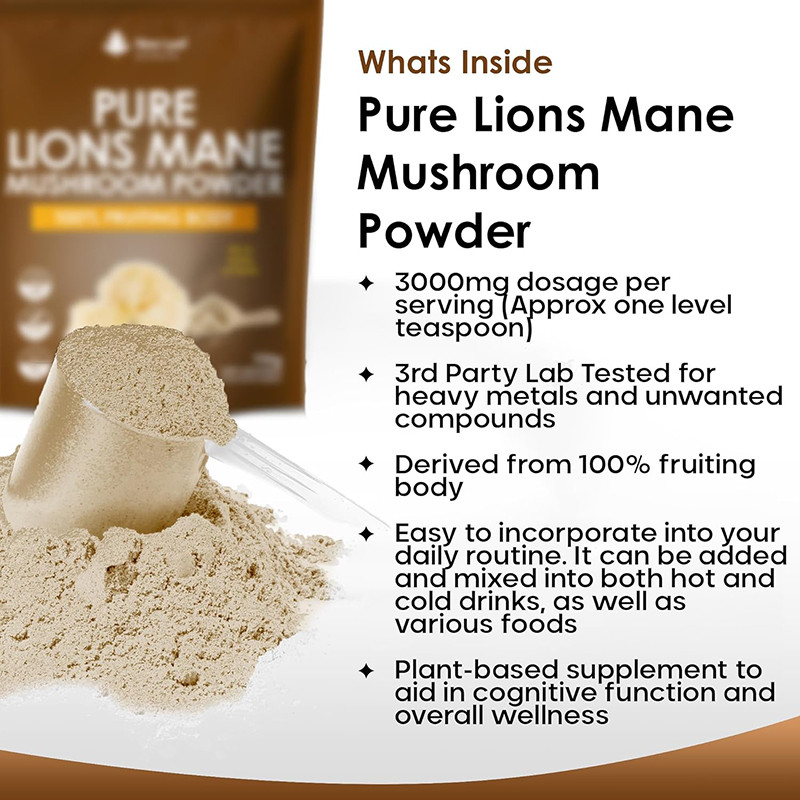 Buy New Leaf Lions Mane Powder Online | Faithful to Nature