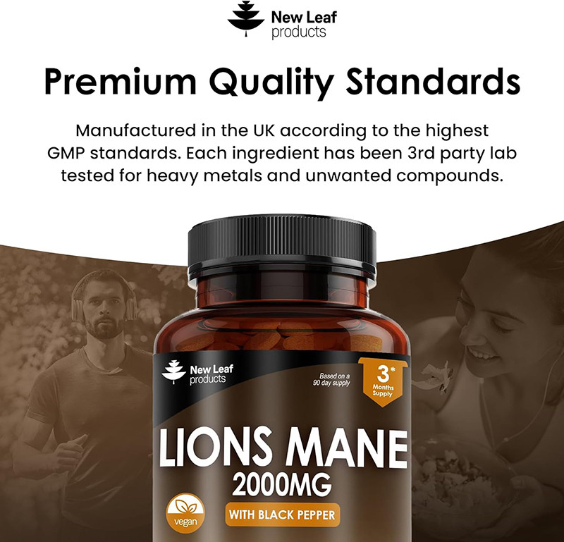 Buy New Leaf Lions Mane Tablets Online | Faithful to Nature