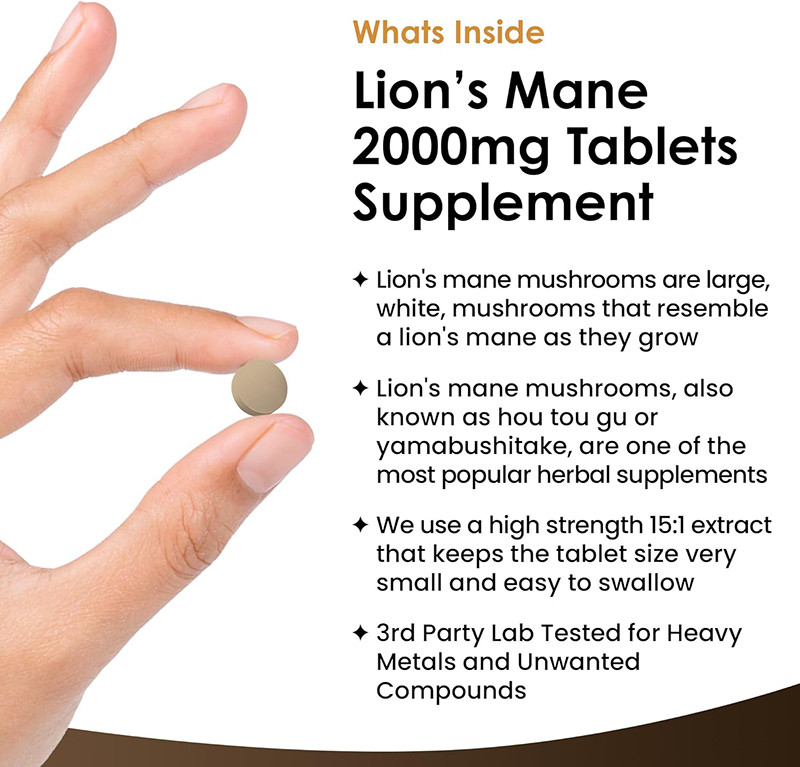 Buy New Leaf Lions Mane Tablets Online | Faithful to Nature