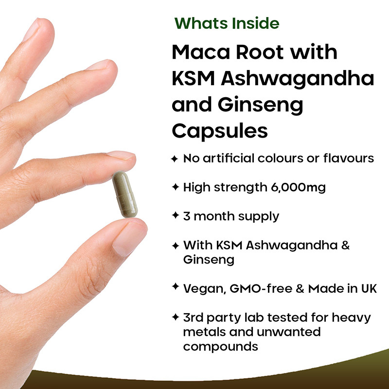 Buy New Leaf Maca Root Tablets With Ashwagandha Online | Faithful to Nature