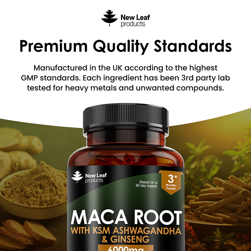 Buy New Leaf Maca Root Tablets With Ashwagandha Online | Faithful to Nature