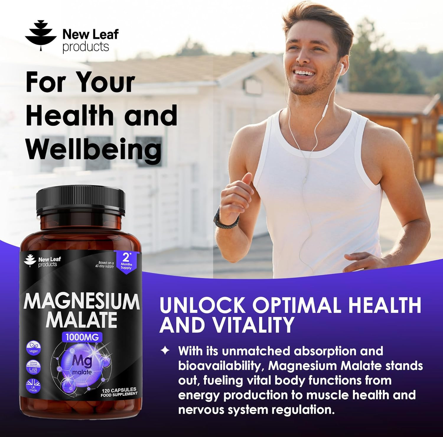 Buy New Leaf Magnesium Malate Online | Faithful to Nature