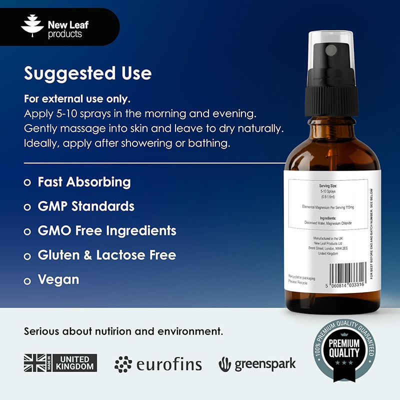 Buy New Leaf Magnesium Spray Online | Faithful to Nature