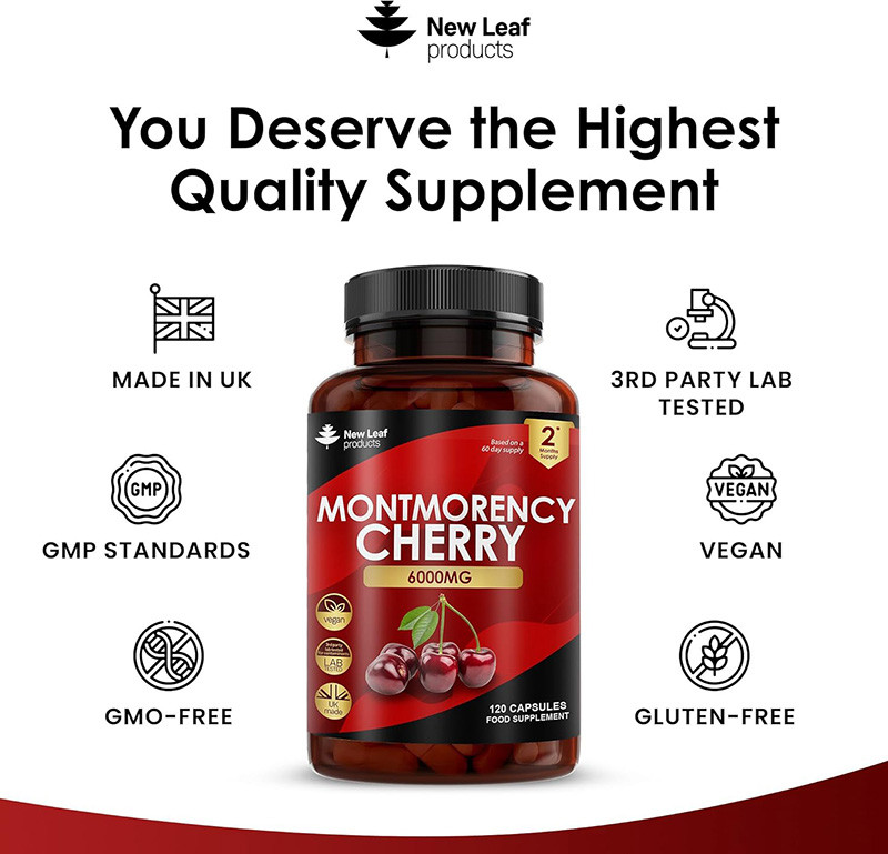Buy New Leaf Montmorency Cherry Tablets Online | Faithful to Nature