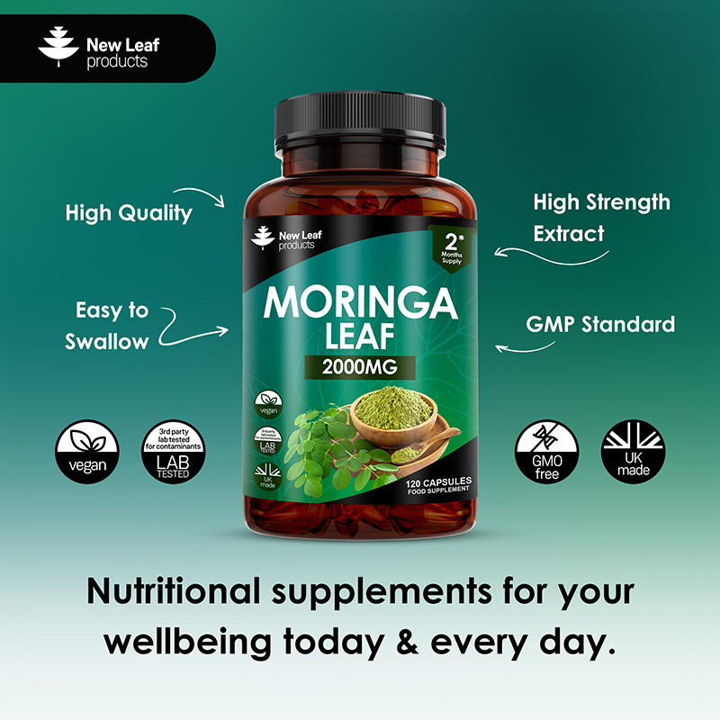 Buy New Leaf Moringa Capsules Online | Faithful to Nature