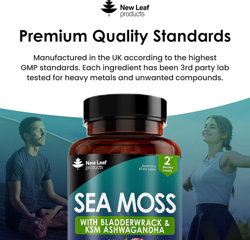 Buy New Leaf Sea Moss Complex Capsules Online | Faithful to Nature