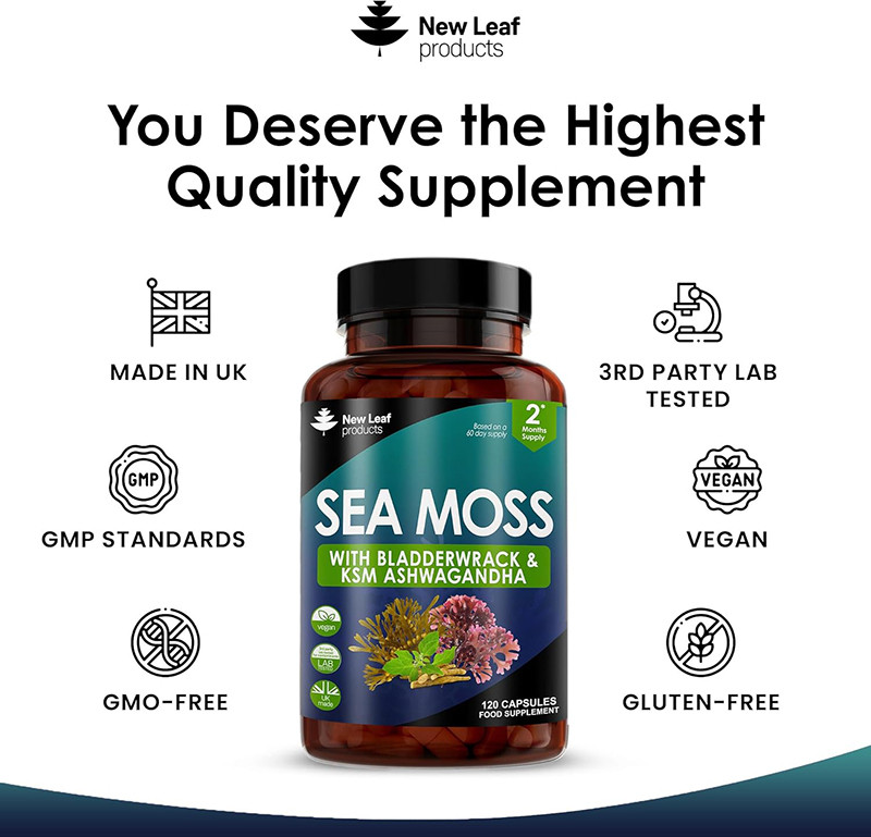 Buy New Leaf Sea Moss Complex Capsules Online | Faithful to Nature