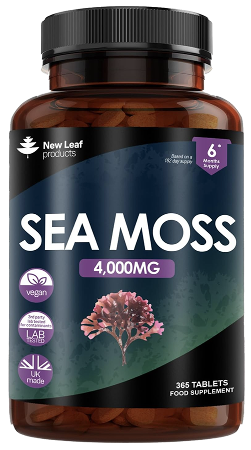 Buy New Leaf Sea Moss Tablets 6 Month supply Online | Faithful to Nature