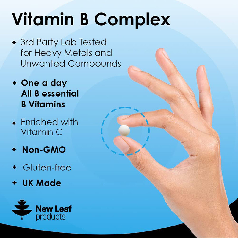 Buy New Leaf Vitamin B Complex 365 Tablets Online | Faithful to Nature