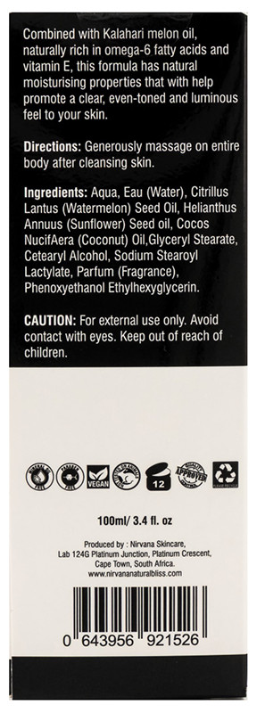 Buy Nirvana Natural Bliss Kalahari Melon Body Lotion Online | Faithful ...