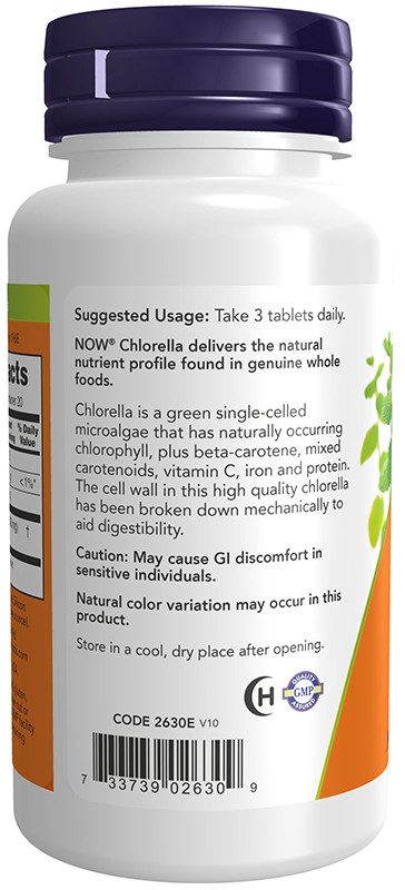Buy Now Foods Chlorella Tablets 1000mg Online | Faithful to Nature