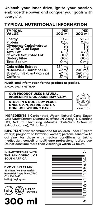 Buy Numuti Thrive Sparkling Drink Online | Faithful to Nature