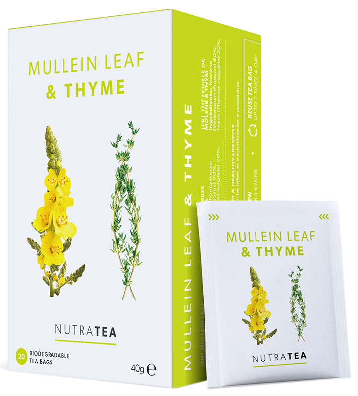 Buy Nutratea Mullein Leaf & Thyme Tea Online | Faithful to Nature