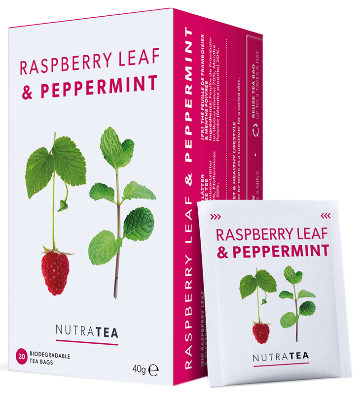 Buy Nutratea Raspberry Leaf & Peppermint Tea Online | Faithful to Nature