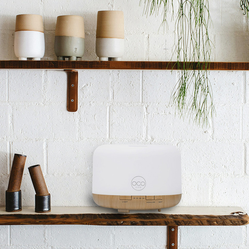 Buy OCO Life Cool Mist Ultrasonic Aroma Diffuser with 2 Oil Blends ...