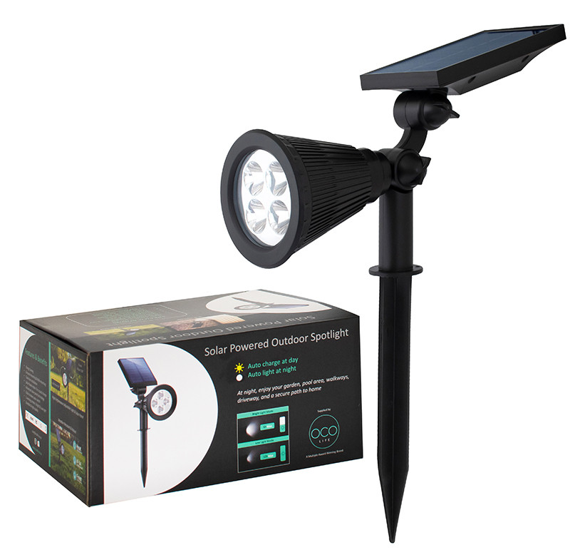 Buy Oco Life Solar Powered Outdoor Spotlight Online | Faithful to Nature