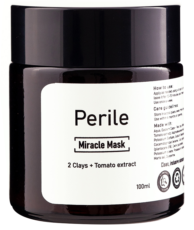 Buy Perile Miracle Mask (2 Clays + Tomato Extract) Online | Faithful to ...