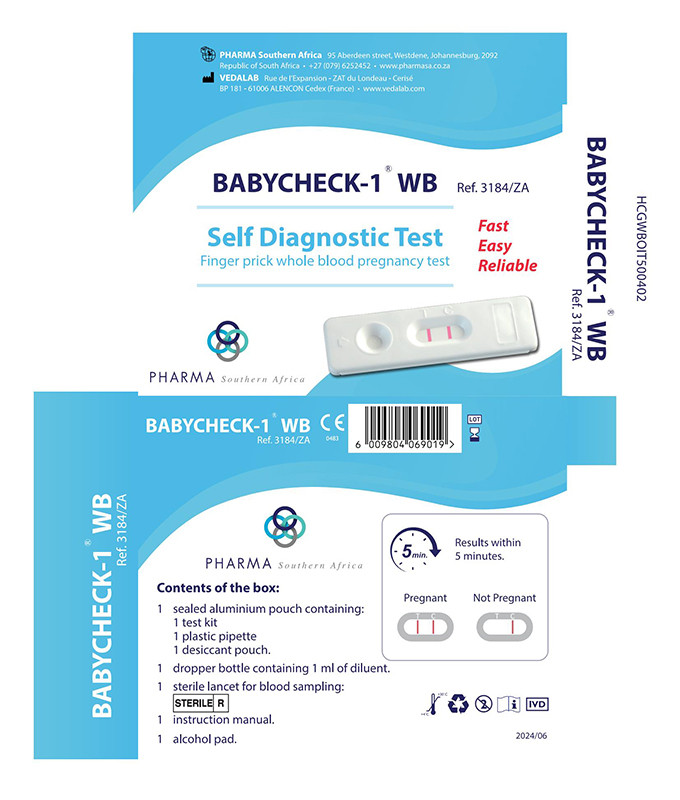 Buy Pharma SA Babycheck-1 WB Self Diagnostic Test Online | Faithful to ...