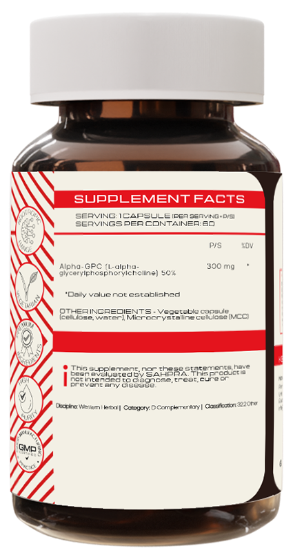 Buy PrimeSelf Alpha GPC - Memory, Energy, Focus Online | Faithful to Nature