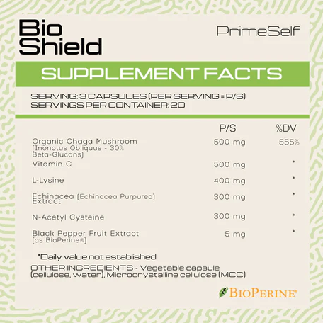 Buy PrimeSelf Bio-Shield - Vitality, Inflammation, Immunity Online ...