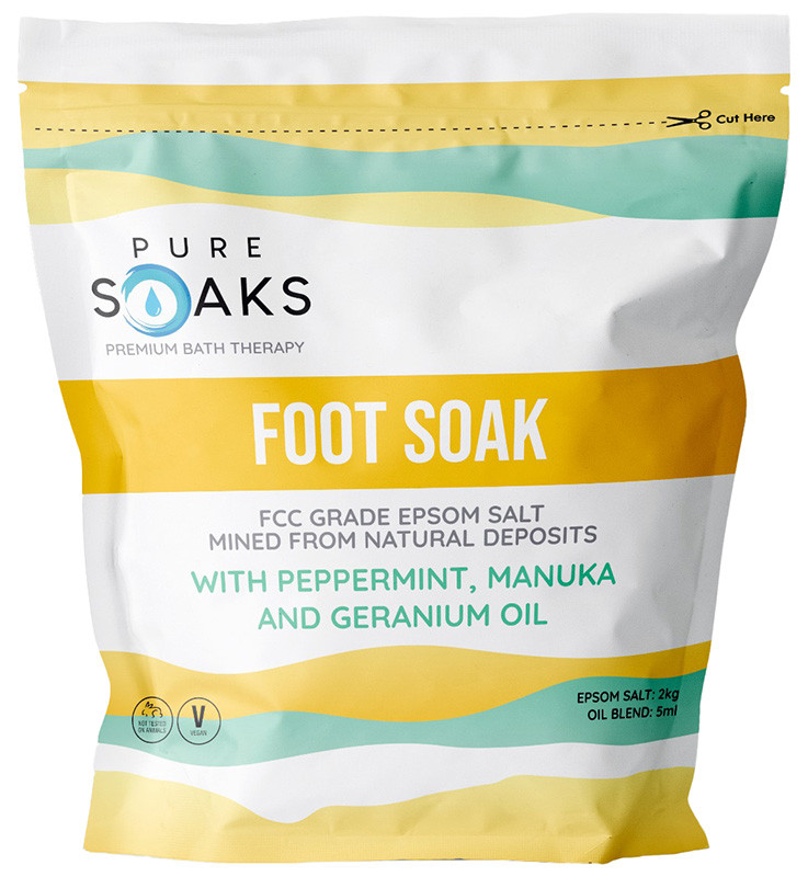 Buy Pure Soaks Bath Therapy Salts - Foot Soak Online | Faithful to Nature