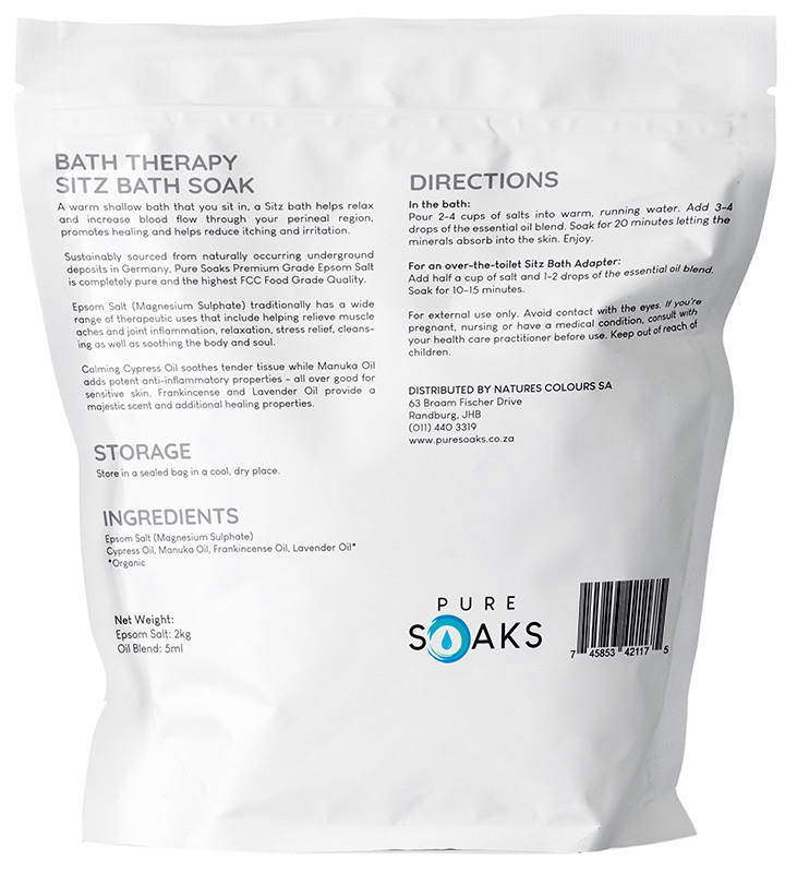 Buy Pure Soaks Bath Therapy Salts - Sitz Bath Soak Online | Faithful to ...