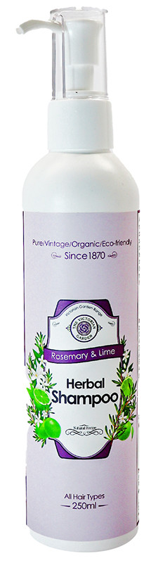 Buy Victorian Garden Rosemary & Lime Herbal Shampoo (All Hair Types ...