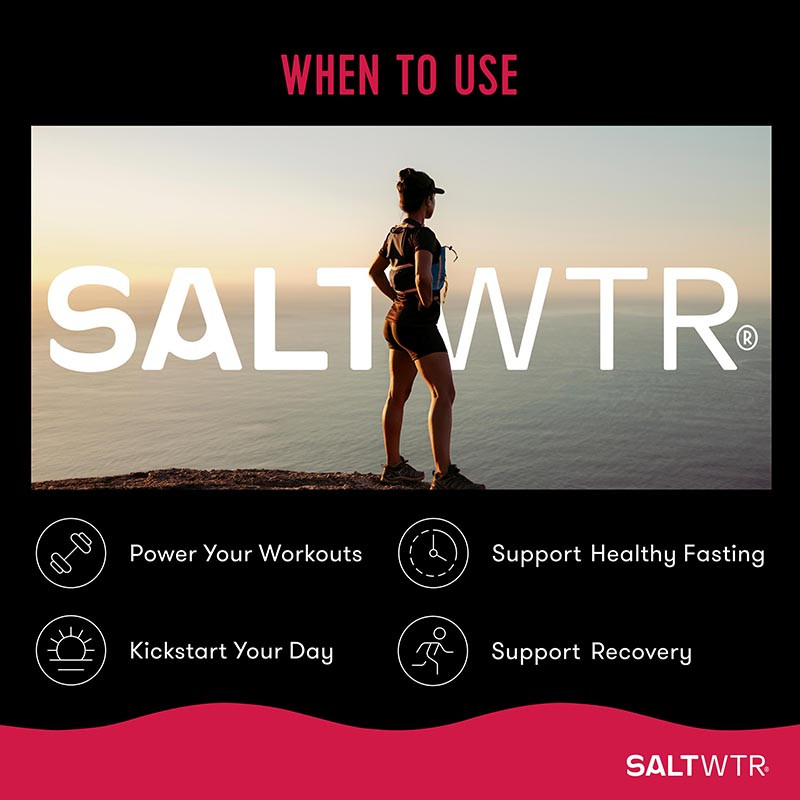 Buy SaltWTR Raspberry Salt - Sugar-free Electrolytes - Sports Recovery ...