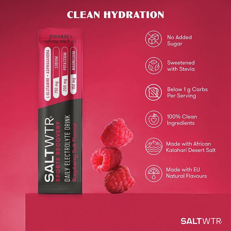 Buy SaltWTR Raspberry Salt - Sugar-free Electrolytes - Sports Recovery ...