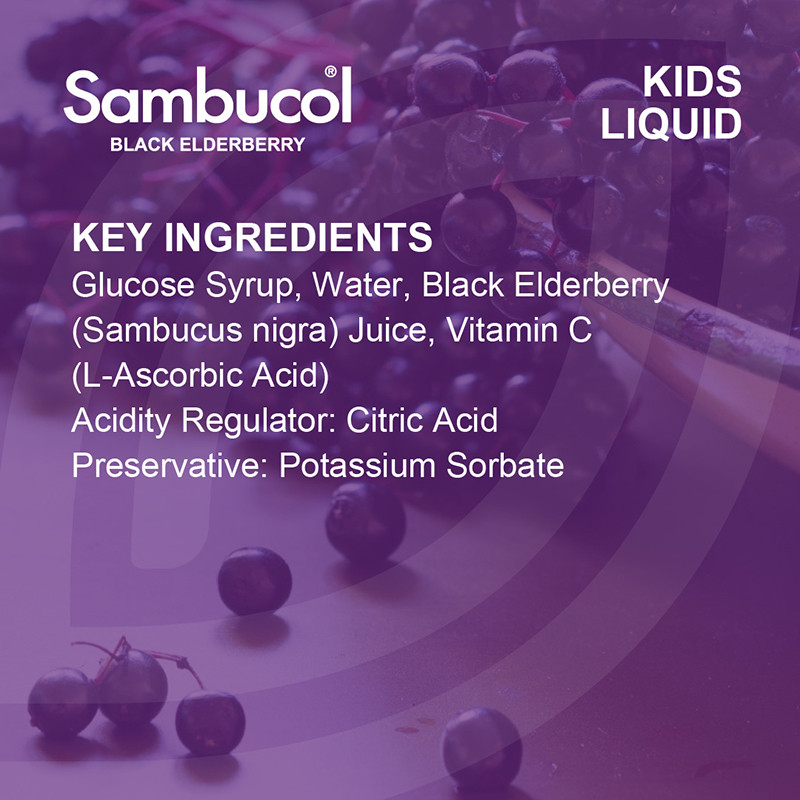 Buy Sambucol Kids - Black Elderberry Immune Support Online | Faithful ...