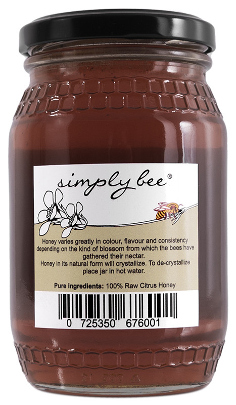 Buy Simply Bee Raw Citrus honey Online | Faithful to Nature