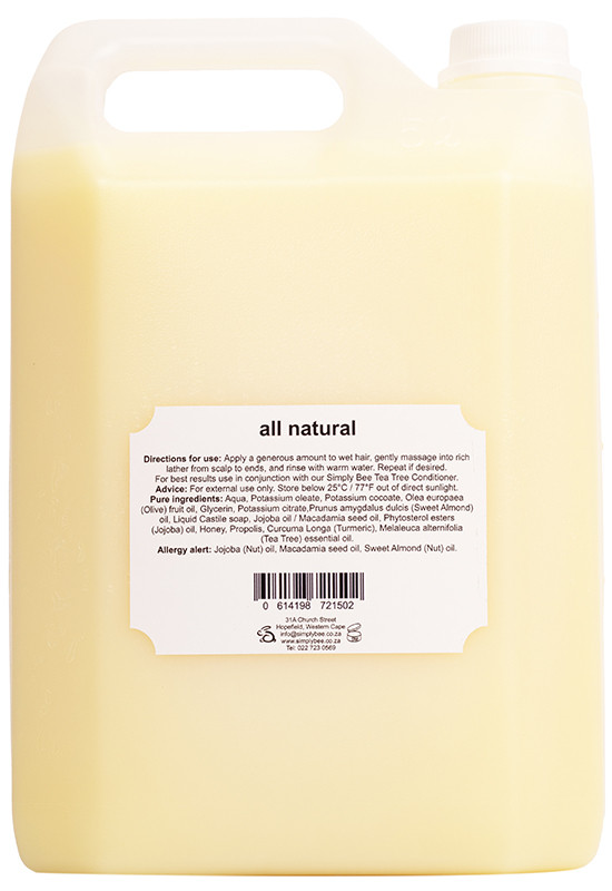 Buy Simply Bee Tea Tree Shampoo 5L Online | Faithful to Nature