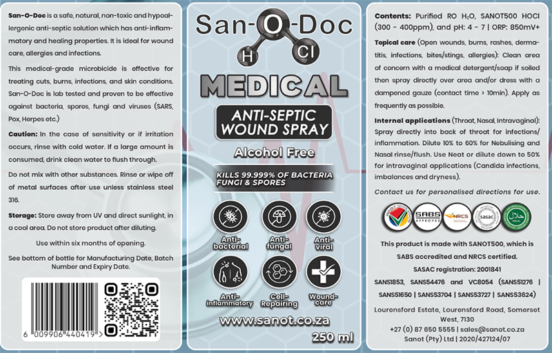 Buy San-O-Doc Anti-Septic Wound Disinfectant Online | Faithful to Nature
