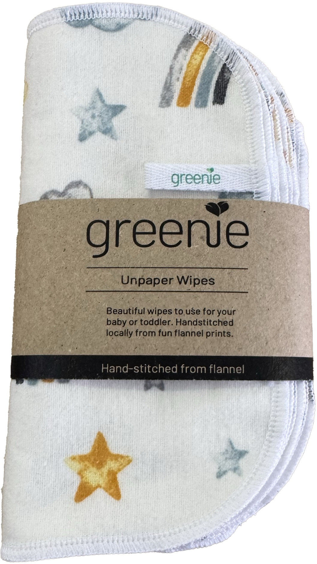 Buy Greenie Unpaper Baby Wipes - Starry Night Online | Faithful to Nature