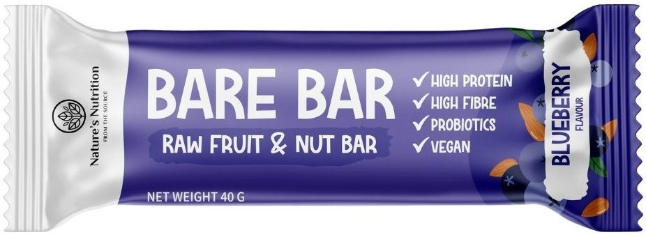 Buy Nature's Nutrition Bare Bar Blueberry Online | Faithful to Nature