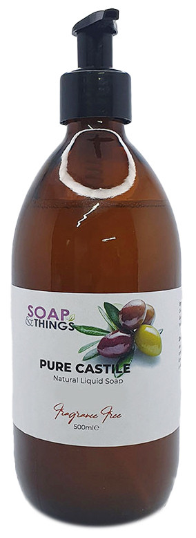 Buy Soap n Things Pure Liquid Castile Soap Fragrance Free - 500ml ...