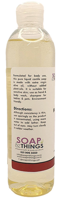 Buy Soap n Things Pure Liquid Castile Soap Fragrance Free - 250ml ...
