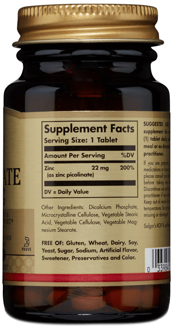 Buy Solgar Zinc Picolinate Online | Faithful to Nature