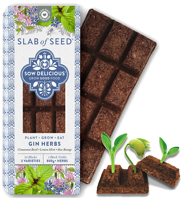 Buy Sow Delicious Slab of Seed - Gin Herbs Online | Faithful to Nature