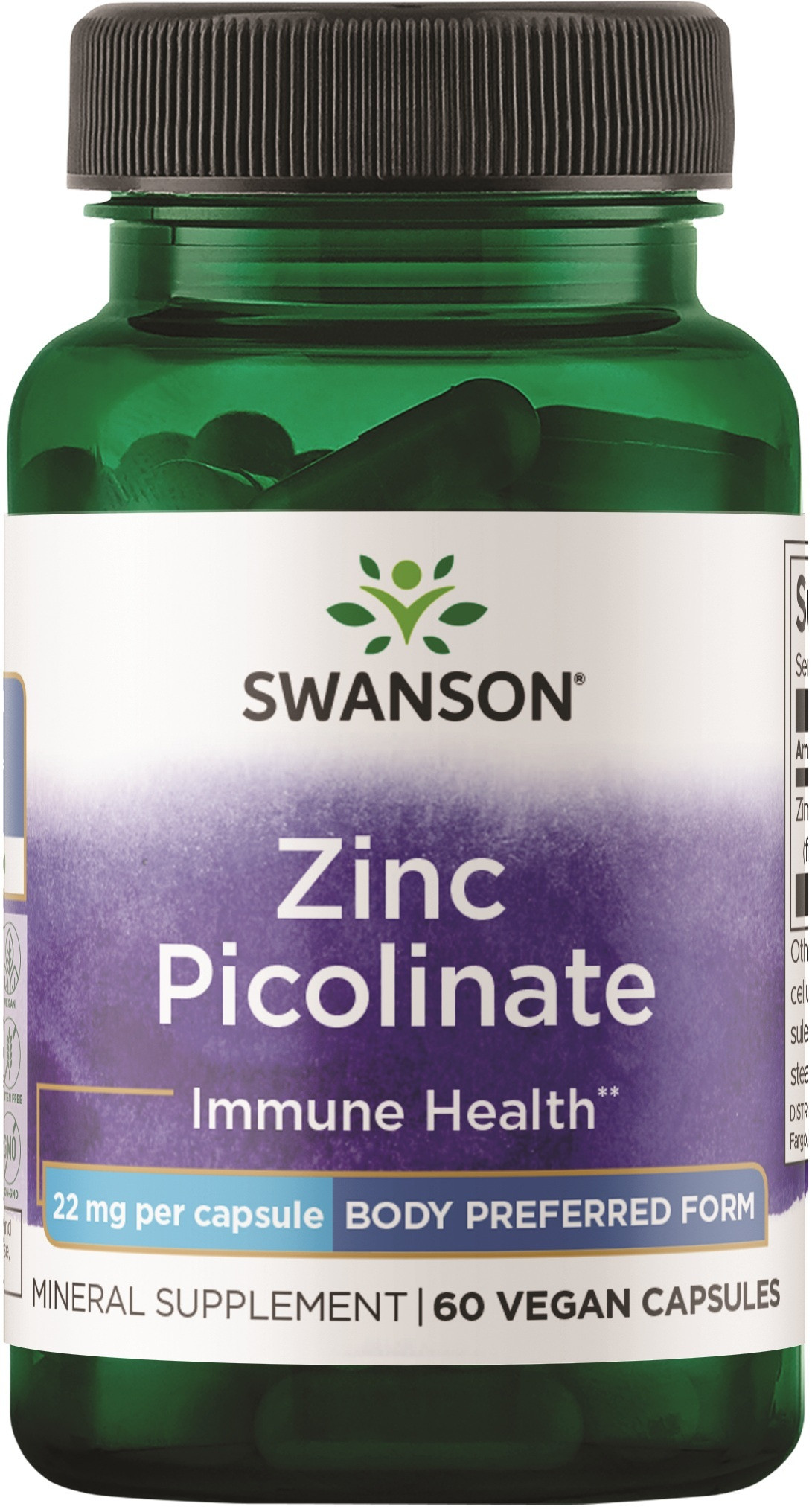 Buy Swanson Zinc Picolinate - Body Preferred Form 22mg Online ...