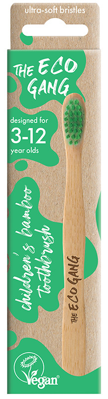 Buy The Eco Gang Kids Bamboo Toothbrush Online | Faithful to Nature