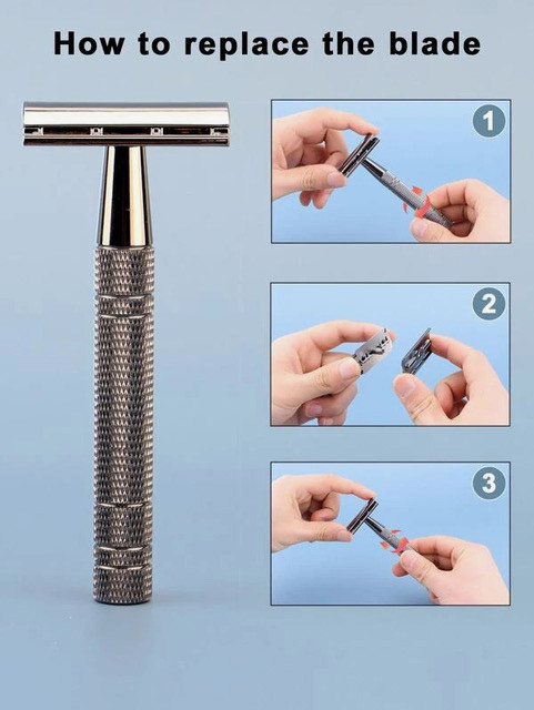 Buy The Great Living Co Premium Double Edge Safety Razor Plus Blades ...