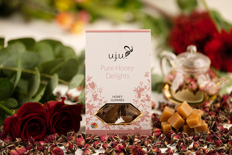 Buy Uju Honey Gummies - Rose Geranium Online | Faithful to Nature